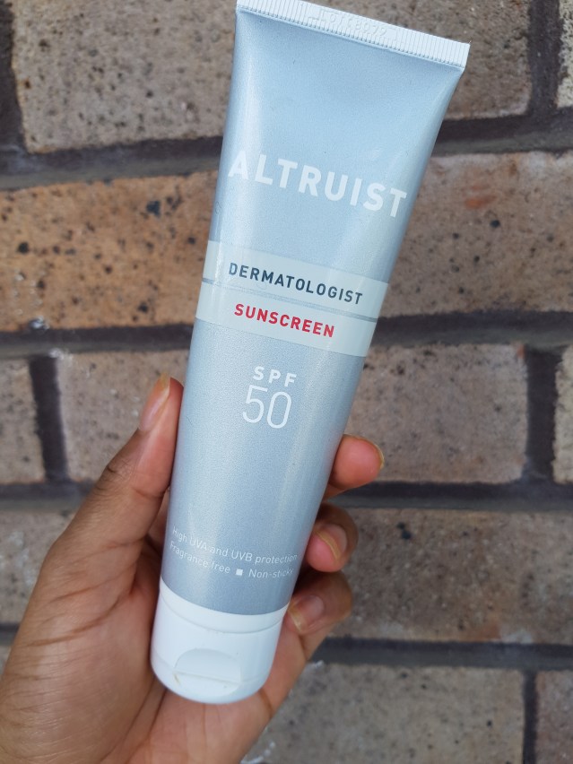 Altruist Dermatologist Sunscreen SPF 50 Review – sarah fynn